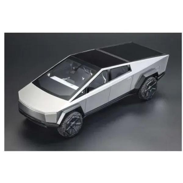 京商 ミニカー 模型｜TOP MARQUES 1/18 テスラ サイバートラック シルバー。