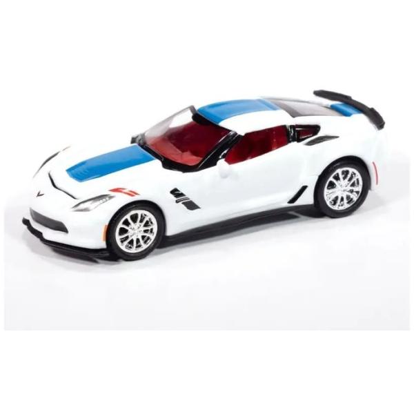 AUTOWORLD 1/64 2018 シェビー コルベット グランドスポーツ アークティックホワイト。
