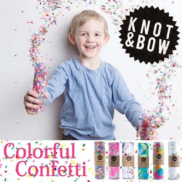 カラフルな紙ふぶき。イベント 飾り。装飾 演出に。KNOT&amp;BOW カラフルコンフェッティLサイズ。カラフル紙吹雪。ウェディングやパーティーにきれいに舞う紙吹雪。薄くて軽いカラフルな紙にこだわっていて長い間、宙にちらちらと美しく舞います。