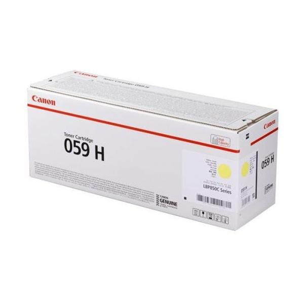 トナーカートリッジ 059 H イエロー。対応機種：LBP852Ci、LBP851C。