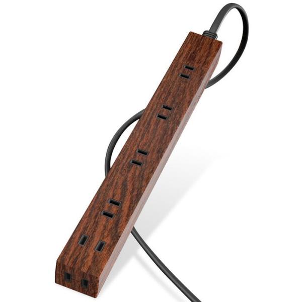 ■ACアダプタもすっきり接続できるスリムタップです。  ■タップの差込口の間隔が約58mmと通常のタップと比較して広く、ACアダプタもすっきり接続可能です。  ■トップの5個口に加え、サイドに1個口を装備し、幅広の機器を接続する場合に便利で...