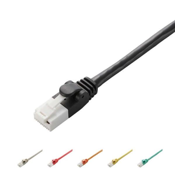 ツメ折れ防止プロテクタと屈曲に対する耐久性が高い新素材コネクタを採用したダブル構造で、通常の使用環境では絶対にツメが折れないLANケーブルです。カラーバリエーションは、ブラック(JAN：4549550164115/品番：LD-GPT/BK3...