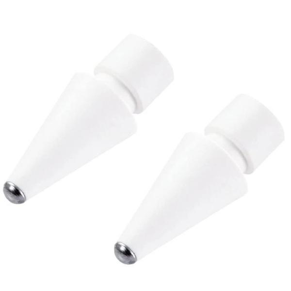 ■摩耗しにくい金属製で、Apple Pencilに近い形状の交換用ペン先です。  ■ペン先は摩耗しにくい高感度の銅製素材を採用しています。  ■Apple Pencil第1世代、第2世代に使用できます。  ■2個入りです。  ■※本製品はA...