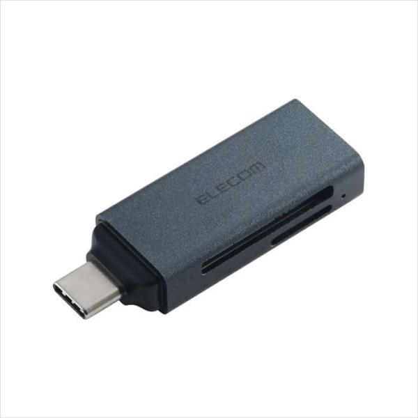 ■ケーブルレスでパソコンに直挿しできる、USB Type-C(TM)プラグのメモリーカードリーダーです。  ■SDカードとmicroSDカードの2つのスロットを搭載。デジタルカメラやアクションカメラで撮影してSDカード/microSDカード...