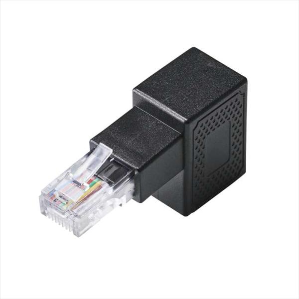 ■機器への接続時、下向きにケーブルを出すことができる、RJ45 L字変換コネクターです。  ■デスク裏やパソコンラックの隙間など、スペースに余裕がない場合でもケーブルが飛び出ず配線可能。壁のそばに設置したルーターやテレビ、パソコンなどにも使...