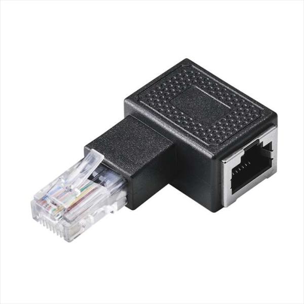 ■機器への接続時、左向きにケーブルを出すことができる、RJ45 L字変換コネクターです。  ■ノートパソコンやドッキングステーションなどに沿わせて配線できるため、デスク周りでもケーブルが飛び出ず配線可能。壁のそばに設置したルーターやテレビ、...
