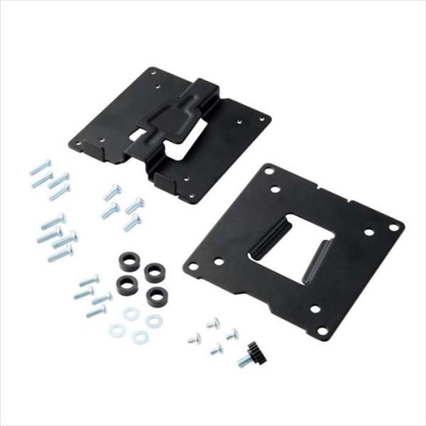 ■パーツ同士を挿し込んで噛み合わせるだけで、モニターをアームやスタンドに取り付けられるVESAブラケットです。 ※耐荷重約20kg  ■モニターとアームにそれぞれブラケットを取り付け、挿し込むだけで設置完了。重いモニターを抱えてネジ止めする...