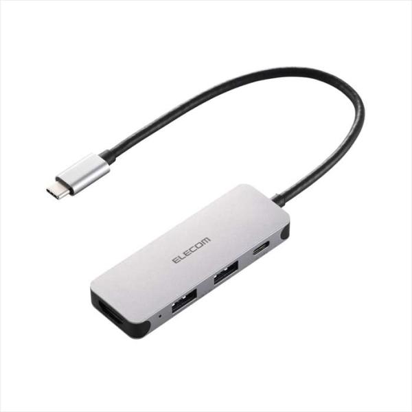 ■USB Type-C(TM)プラグでパソコンに接続し、スリムながら高精細な映像出力・大容量データの高速転送・USB Power Delivery対応充電と必要な機能を備えた、4ポート搭載のドッキングステーションです。  ■USB 5Gbp...