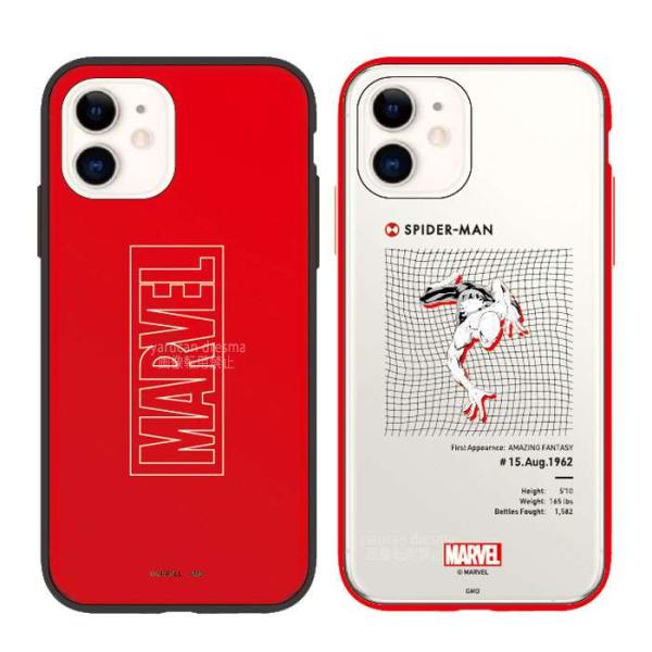iPhone12mini対応。ロゴ（4550213032009：MV-162A）、スパイダーマン（4550213032016：MV-162B）、IIIIfit（イーフィット）は、PCとTPU素材を用いた耐衝撃性に優れたハイブリッドケースです...