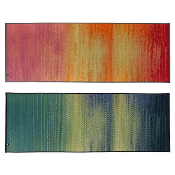 国産（九州産）のい草を使用しているヨガマットです。カラーバリエーションは、サンセット（JAN：4550317043406/型番：8243800）、ハワイアンブルー（JAN：4550317043413/型番：8243850）です。男性にもおす...