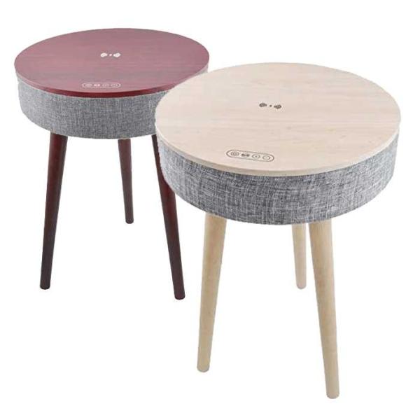 Bluetooth搭載で、リビングやキッチンなど、どこでも音楽を楽しむことができる「サウンドテーブル」。カラーは、ホワイト（STC-109BBT WH/4562166805463）、ブラウン（STC-109BBT BR/4562166805...