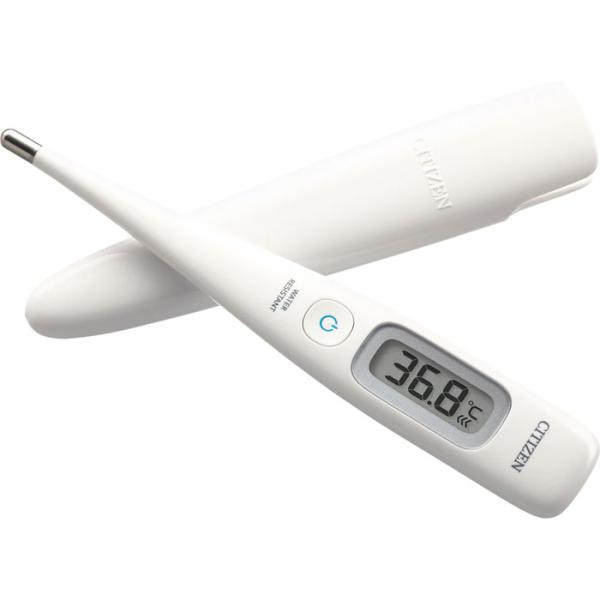 【予測式約30秒＋実測式】 ・予測検温｜約30秒の予測検温終了時にブザーがピポピポと5回鳴り、予測検温値を表示します。予測値を表示している場合には、予測マークが表示されます。・実測検温｜約10分後の実測検温終了時にブザーがピポピポと5回鳴り...