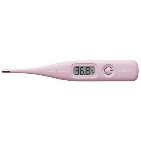 測定中に誤ってボタンを押さないようボタン中央は本体より凹んだ形状となっています。水で洗えるので、衛生面でも安心してご使用いただけます。収納ケースつき。