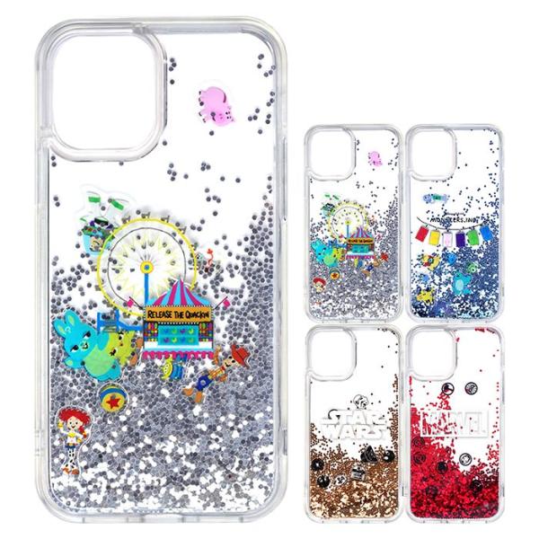 「ピクサー」「STAR WARS」「MARVEL」キャラクターデザインのキラキラ輝くグリッター入りのiPhone 12/12 Pro用グリッターケースです。カラーバリエーションは、トイ・ストーリー(JAN：4562358116292/品番：...