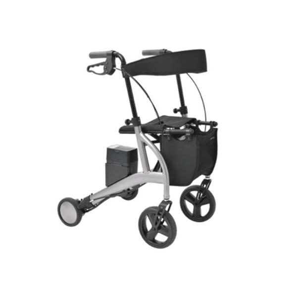 ロボットアシストウォーカーRT.2。電動アシストだから坂道でも安心・快適な歩行。ハンドル部のセンサーで人の動きをセンシング。6軸モーションセンサーで路面状況や人の動きをセンシング。センシング情報をもとにリア卯rタイムにアシスト、ブレーキ。上...