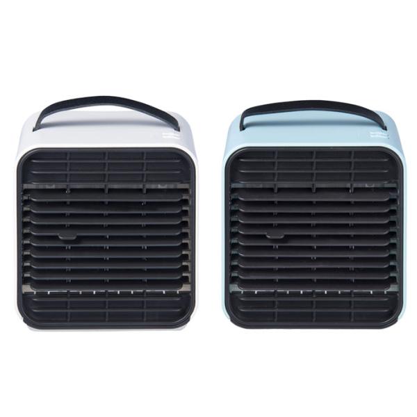 タンクに水を入れて冷風扇、水を入れない場合は普通扇風機として使えます。カラーは、ホワイト(H40096/4573208994267)、ブルー(H40097/4573208994274)。静かな低音設計。マイナスイオン発生。上下角度調整可能。...