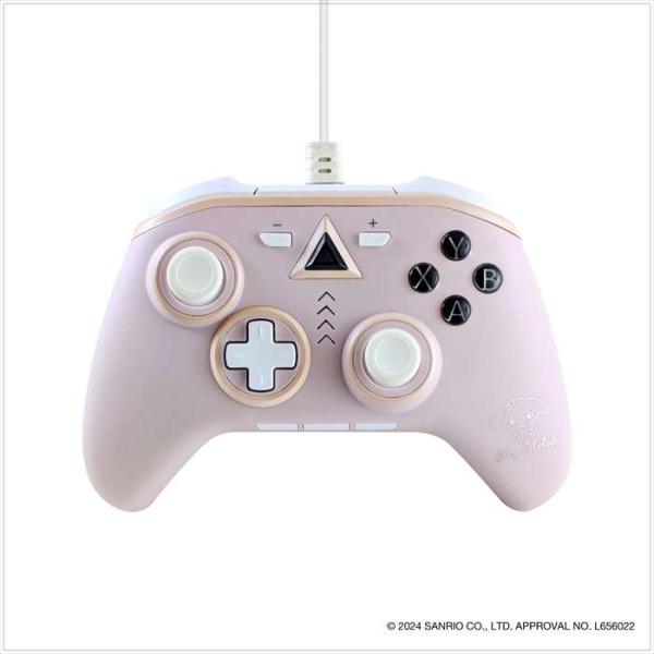 PC用コントローラー。安定した接続・プレイを実現する有線コントローラー。幅広いゲームで活躍する連射機能搭載。バイブレーション機能付き。ケーブル長300cm。