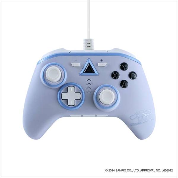 PC用コントローラー。安定した接続・プレイを実現する有線コントローラー。幅広いゲームで活躍する連射機能搭載。バイブレーション機能付き。ケーブル長300cm。