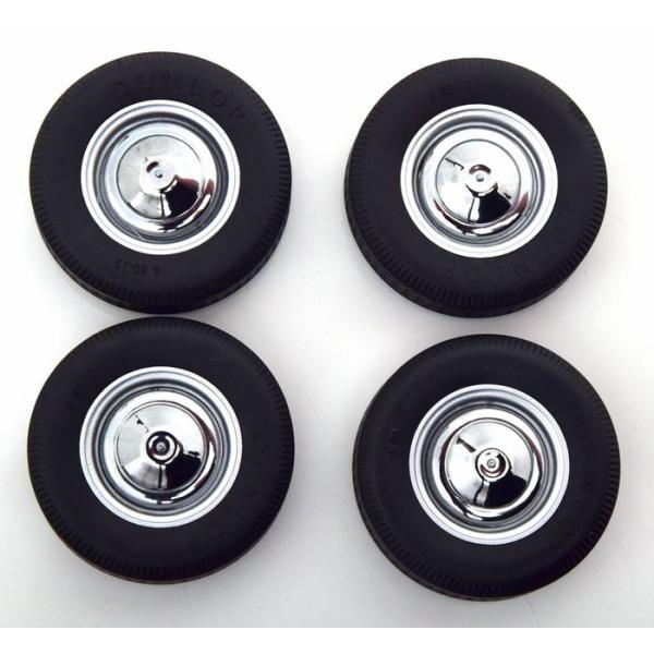 KKスケール（KK Scale）｜KK Scale 1/12 Fiat 500F Tire Set with rims silver｜KKDCACC035。