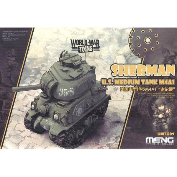 MENG MODEL(ビーバーコーポレーション/GSIクレオス)（モンモデル）｜モンモデル WWT アメリカ中戦車 M4A1 シャーマン。