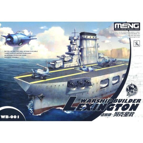 MENG MODEL(ビーバーコーポレーション/GSIクレオス)（モンモデル）｜ モンモデル ウォーターシップビルダーシリーズ レキシントン プラモデル。 ※この商品はプラモデルキットです。組み立てには別途、工具等が必要です。