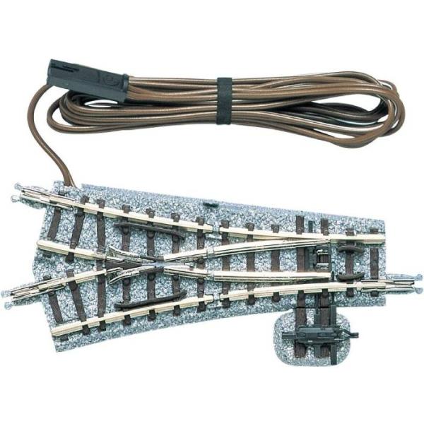 国内道床付レール初のY字ポイントです。スプリングポイントとして使用可能。