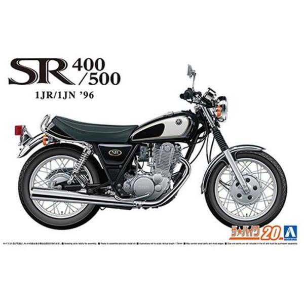 急ぎすぎない、動きを止めない。　●1996年モデルのSR400/500を1/12スケールでキット化　●純正カラーの「グリタリングブラック」と「シルバー」の選択式キット　●特徴的なエンジンやフロントドラムブレーキ、車体デザインなどを精密に再現...
