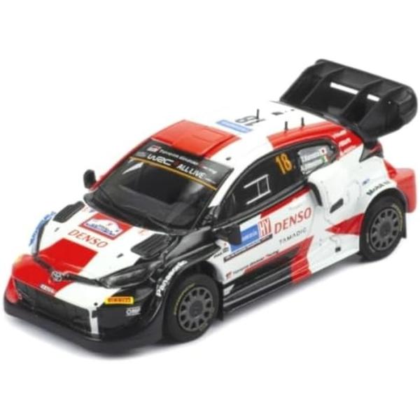 IXO 1/43 トヨタ GR ヤリス RALLY1 2022年エストニアラリー #18 T.Katsuta/A.Johnston。