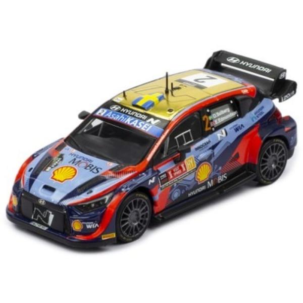 イクソ｜IXO 1/43 ヒョンデ i20 N RALLY1 2022年イープルラリー ＃2 O.Solberg/E.Edmondson｜RAM875。