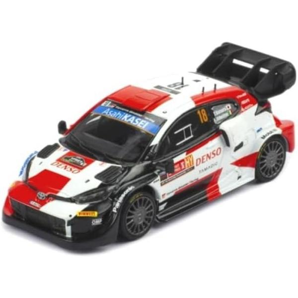 IXO 1/43 トヨタ GR ヤリス RALLY1 2022年イープルラリー #18 T.Katsuta/A.Johnston。