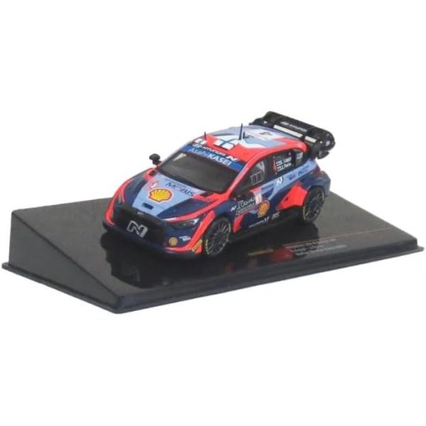 IXO 1/43 ヒョンデ i20 N Rally1 2023年モンテカルロラリー #4 E.Lappi/J.Ferm。