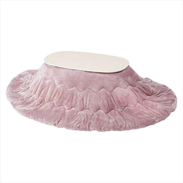 一人暮らしに最適なコンパクトサイズの折れ脚こたつテーブル。とろけるような肌触りのシンプルな掛け布団セット。