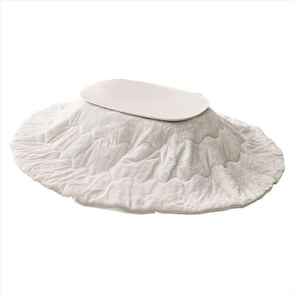 一人暮らしに最適なコンパクトサイズの折れ脚こたつテーブル。とろけるような肌触りのシンプルな掛け布団セット。