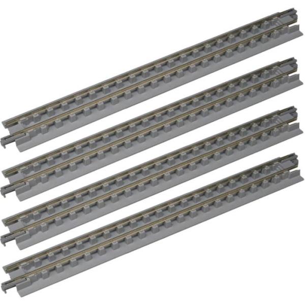 レール間および外側左右の道床が掘り込まれた線路です。機関区・電車区等の検車施設に最適です。ピットの底からコンクリートの脚がずらりと立ち並ぶ独特な外観を再現しました。機関区や電車区に使える新たなアイテムとして、ユニトラックのラインナップに開放...