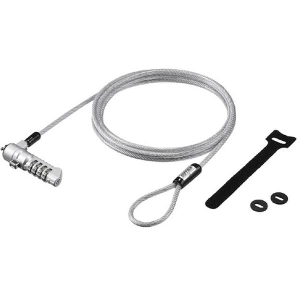 ●Nanoスロット対応●パソコンや液晶モニター、外付けHDDなどを盗難から守る●キー不要のダイヤル式。