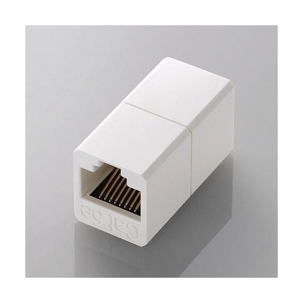 ＬＡＮケーブルを延長する為のコネクタ。10BASE-T/100BASE-TX/1000BASE-T仕様のLANケーブル延長用。エンハンストカテゴリー5対応。従来品（LD-RJ45JJ5Y）に比べて、コンパクトサイズを実現（体積比:約1/2）