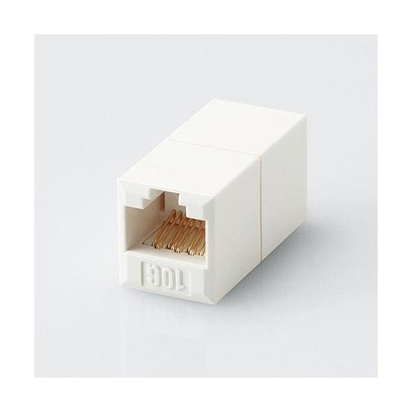 RJ45コネクタのLANケーブルを延長できるLANケーブル延長コネクタ（UTP用）です。お手持ちのLANケーブルの長さが足りず、延長したいときに最適です。中継時の伝送ロスが少なく、LANケーブルの延長によるデータ伝送の劣化を抑えることができ...