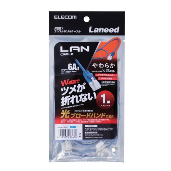 ツメ折れ防止プロテクタと屈曲に対する耐久性が高い新素材コネクタを採用したダブル構造で、通常の使用環境では絶対にツメが折れないLANケーブルです。※1000回の屈曲検査に合格（当社検証）ツメ折れによるケーブルの脱落が防げ、長期にわたってしっか...