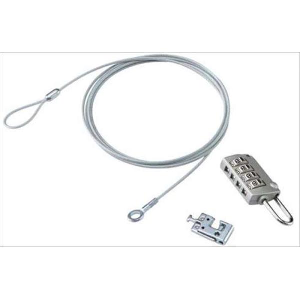 セキュリティスロットに取り付けて、パソコンや液晶モニタなどを盗難から守る、ダイヤル錠タイプのセキュリティワイヤーロックです。安心設計のダイヤル錠で、番号設定ミスを防ぎます。鍵不要で設定できるので、紛失によるトラブルから解放されます。ノートパ...