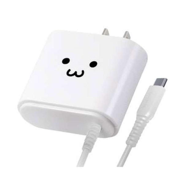 家庭用コンセントからUSB Type-Cコネクタ搭載のスマートフォン・タブレットを充電できるAC充電器です。USB Type-Cケーブル一体型なので、そのまま接続するだけで手軽に充電可能です。USB Type-Cコネクタはウラ、オモテに関係...