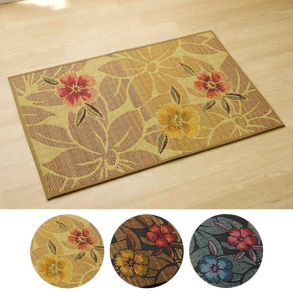 九州産のい草を使用した玄関マットです。カラーバリエーションは、ベージュ（JAN：4956642345572/型番：8817660）、ブラック（JAN：4956642345596/型番：8817760）、ブルー（JAN：49566423456...