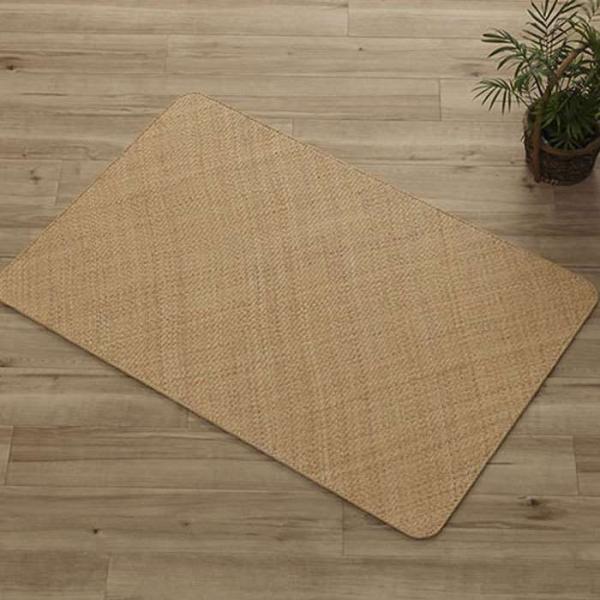 籐あじろ織り。玄関マットにおすすめの50ｘ80ｃｍサイズ。インドネシア原産の５年〜７年育成された籐（ロンティ）を使用しているあじろ商品です。夏を快適に過ごす素材として長年重宝されています。6畳編むのに3週間かかる手の込んだあじろ織り独自の編...