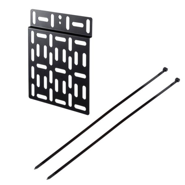 ●モニタ背面の空いているネジ穴を使って小型機器の取付が出来るマウントです。●プレートの穴と結束バンドを使っての固定なので簡単に取付けが出来ます。●粘着剤等は使わないので本体を汚すことが無く、機器の交換、メンテナンスも楽におこなえます。●結束...