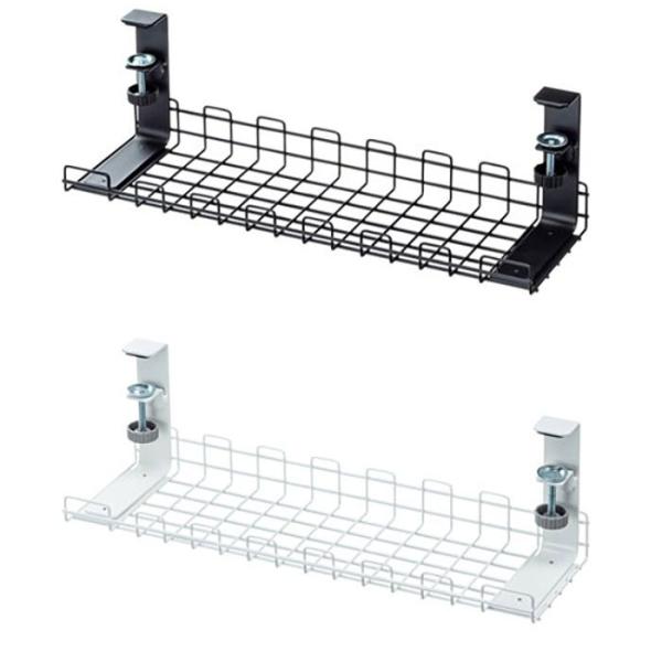 スチールワイヤータイプで、幅537mmの小型ケーブル配線トレーです。カラーバリエーションは、ブラック(JAN：4969887194430/品番：CB-CT4BK)、ホワイト(JAN：4969887194423/品番：CB-CT4W)です。デ...