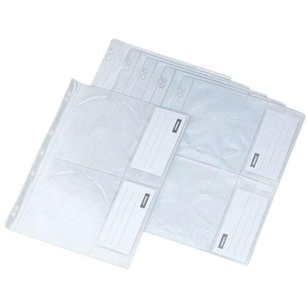 FF-CD40用追加リフィルシートです。3シートまで追加して使用することができます。一般の2穴、3穴、4穴のリングファイルにも対応しています。不織布付シートでDVD・CDを優しく保護します。1シートに4枚のDVD・CDとジャケットや歌詞カー...