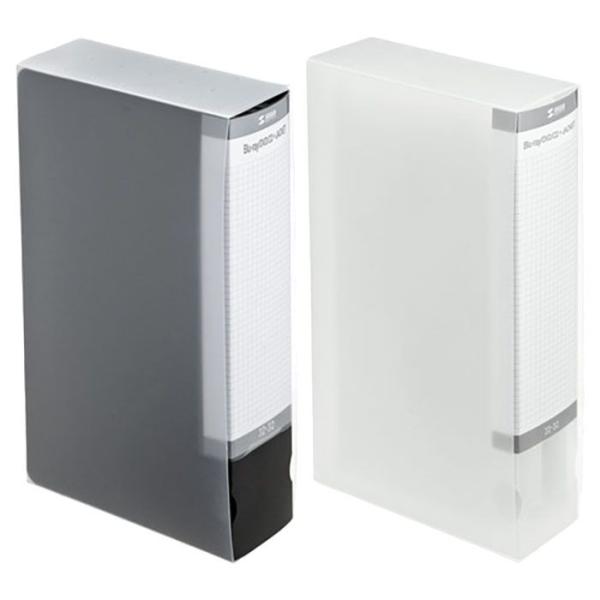 定期的に送られてくる通信教育教材のディスクと紙ケースや音楽CDとジャケット、インデックスカードなどをまとめて収納できるファイル型メディアケースです。カラーバリエーションは、ブラック(JAN：4969887314104/品番：FCD-FLBD...