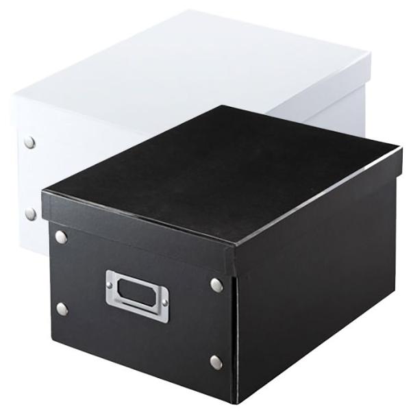 スナップボタンを留めるだけのかんたん組み立てBOXです。カラーバリエーションは、ブラック(JAN：4969887314272/品番：FCD-MT4BKN)、ホワイト(JAN：4969887314289/品番：FCD-MT4WN)です。メディ...
