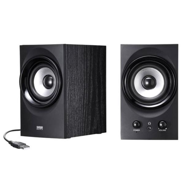 USBケーブル1本で電源と音源を供給するUSBスピーカーです。接続ケーブルがUSB1本なのでパソコン周りを綺麗に接続できます。従来のUSBスピーカーでは出力することができない驚きの高出力を実現するため、内部に大型コンデンサを搭載しています。...