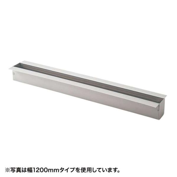 事務机に設置し、ケーブル収納機能を付加します。対向型レイアウト用です。幅1000mmのタイプです。デスクの幅に合わせて設置してください。奥行き100mm高さ120mmと大容量なので、ケーブルのほか、OAタップも収納できます。ホコリなどを防ぐ...