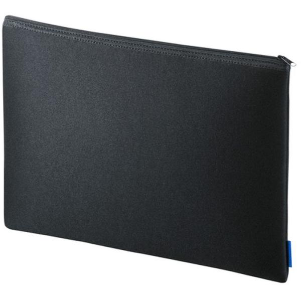 ソフトな手触りで、クッション性もあり、大切な機器をキズから守ります。バッグの中の整理に最適です。13.3型までのノートパソコンの収納に最適なサイズです。■カラー：ブラック■サイズ：外寸/W365×D20×H260mm 参考収納寸法/W330...